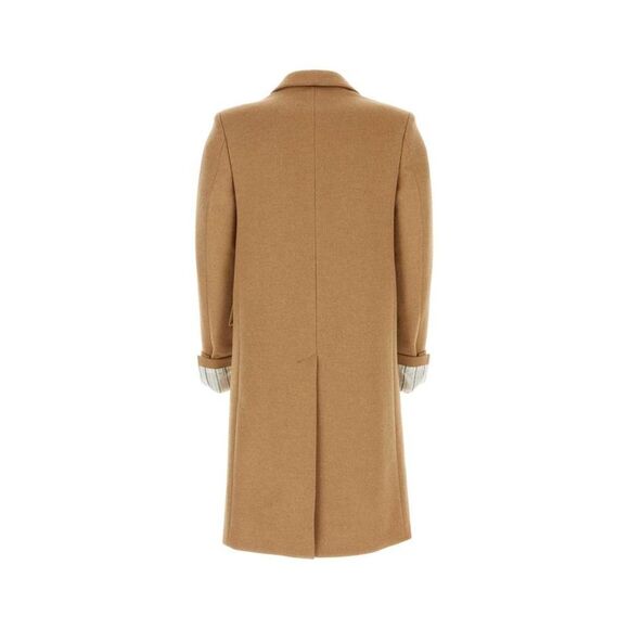 Gucci | Jackets & Coats | Gucci Mens Wool Blend Overcoat Men Beige O ...